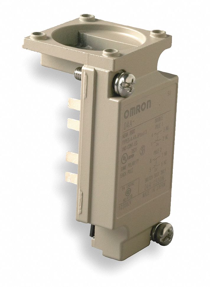 OMRON, EN50041 Body, 2 Mounting Holes, Limit Switch Box - 2CLT8 ...