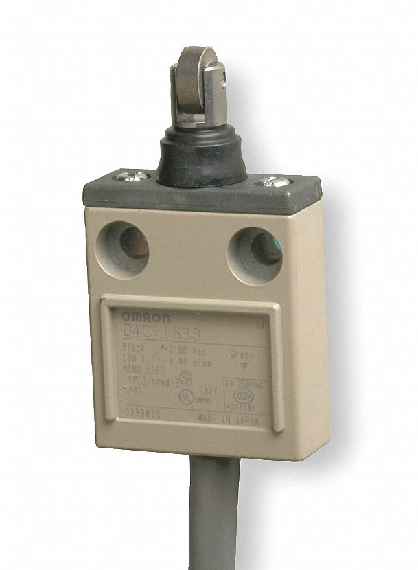 OMRON, Roller Plunger, Metallic, Roller Plunger Limit Switch - 2CLW2 ...