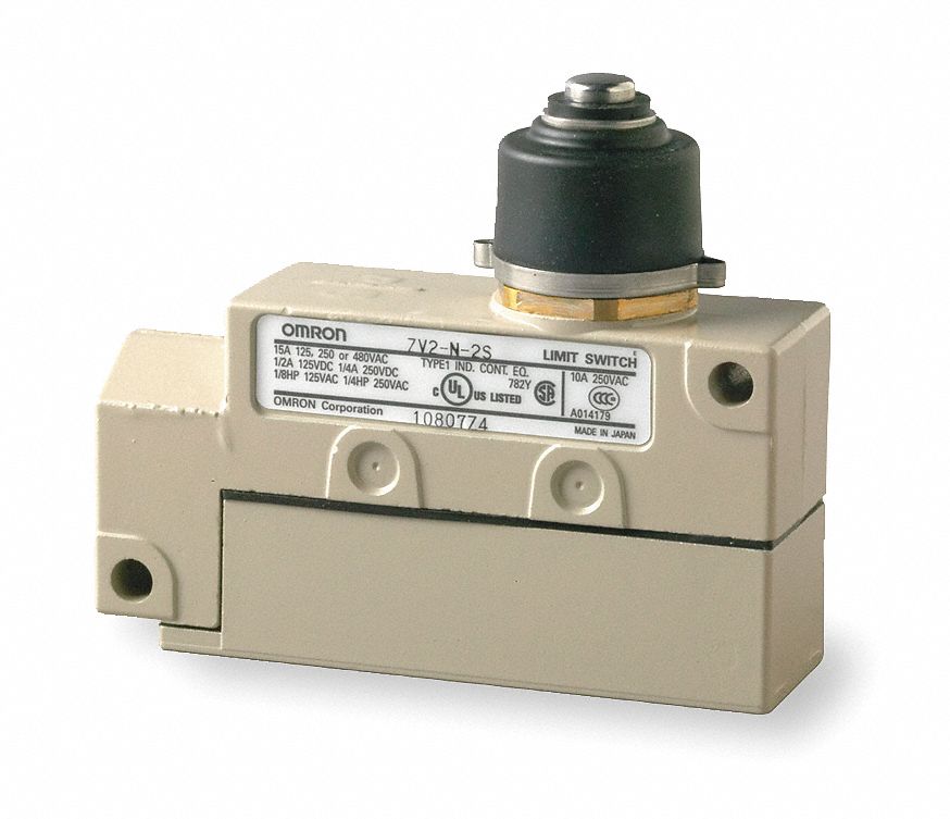 OMRON, Plunger Actuator, Momentary, Plunger Limit Switch - 2CMA8|ZV2N2S - Grainger