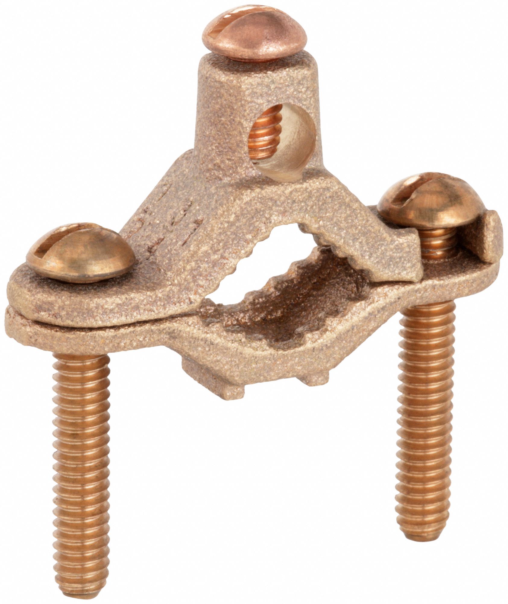 Bronze, 10 AWG SOL to 2 AWG STR Grounding Wire Size, Grounding ...