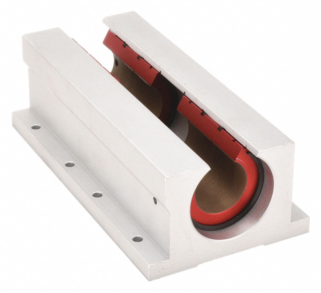 PBC LINEAR, Twin, Self-Aligning, Mounted Linear Bearing - 2CPK9|PWN20 ...