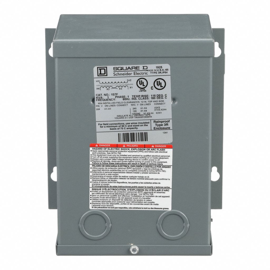 SQUARE D, 208V AC, 120V AC/240V AC, Dry Type Power Distribution ...