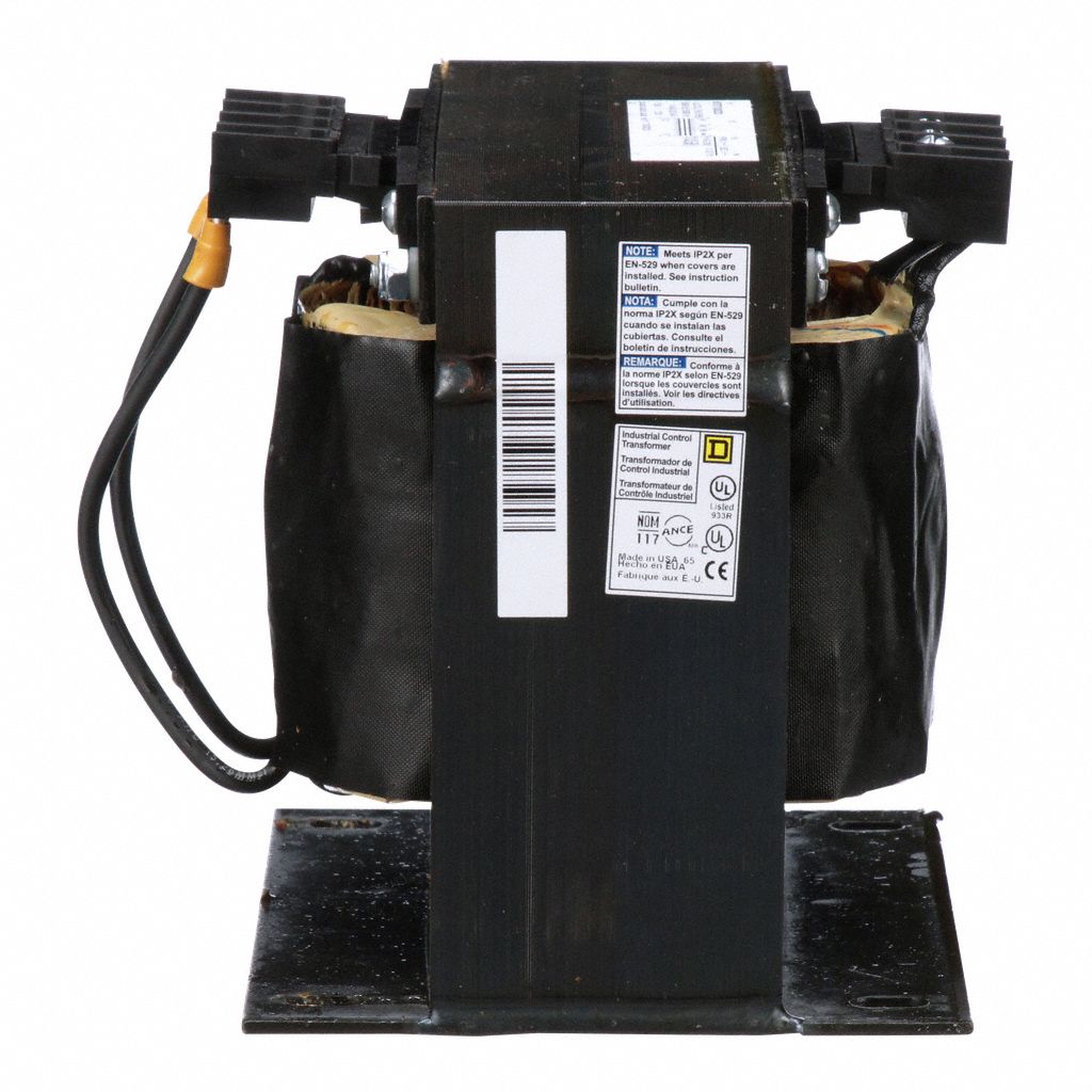 SQUARE D, 208V AC/230V AC/460V AC, 115V AC, Control Transformer - 2CT89 ...