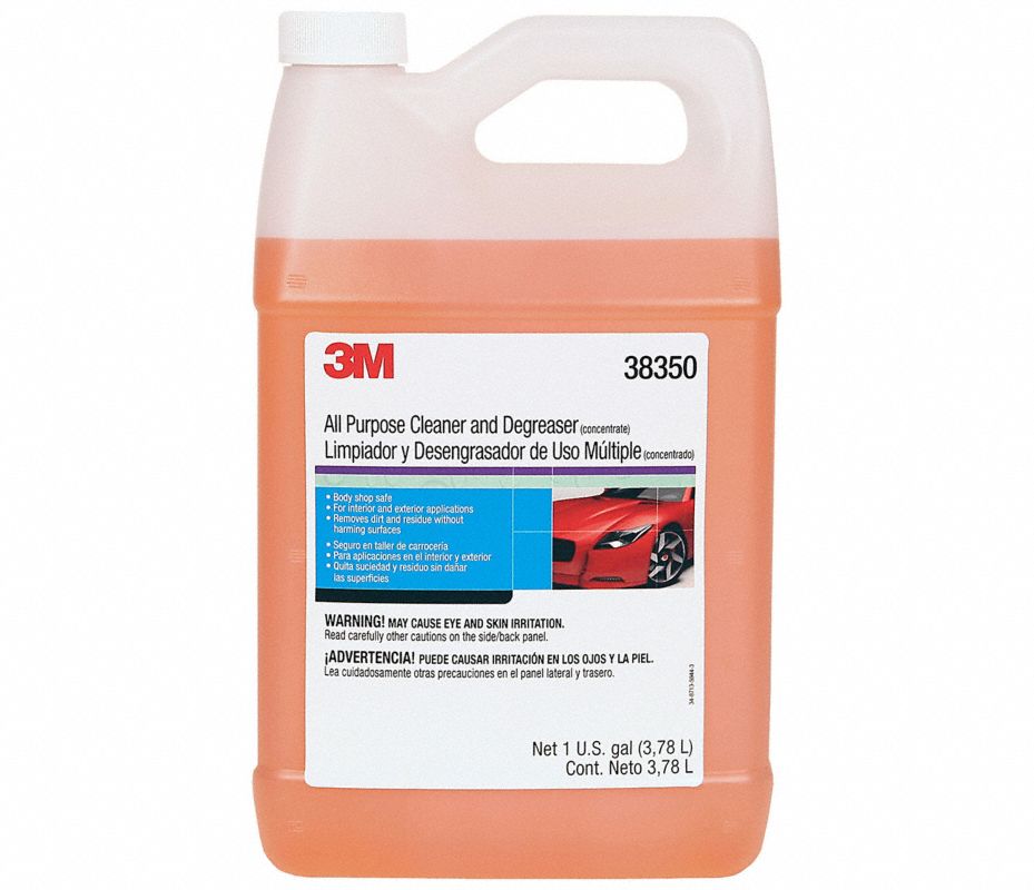 3M Limpiador de Uso General y Desengrasante, Botella, 1 gal., No Inflamable, Clorado ...