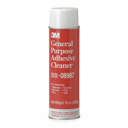 Adhesive Cleaner, Aerosol - Grainger