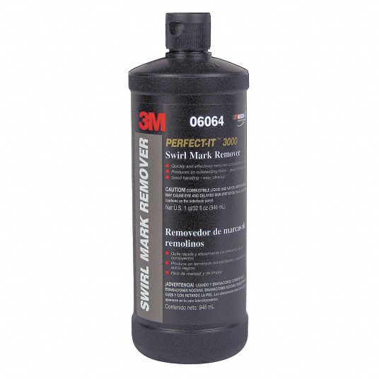 3M, 1 qt Container Size, Gray, Abrasive Swirl Mark Remover - 2CTN3|06064 - Grainger