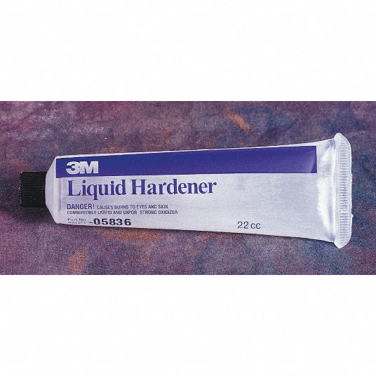 Liquid Hardener,22 cc,Clear,Tube - Grainger