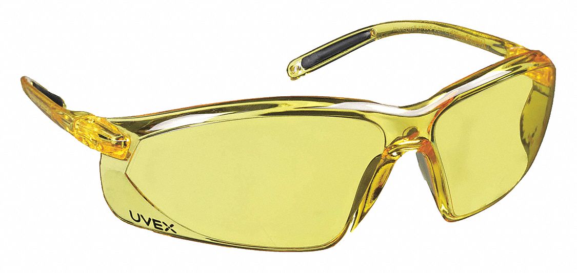 HONEYWELL UVEX, Amber Lens, Frameless, Safety Glasses - 2CVG8|A702 ...