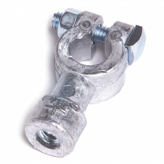 GROTE Battery Terminal: Straight, Top Post, Negative/Positive, Lead, 3 ...