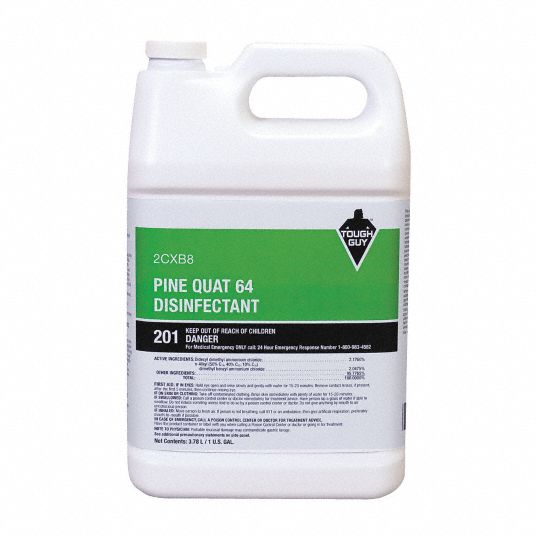 TOUGH GUY, Jug, 1 gal Container Size, Cleaner and Disinfectant - 2CXB8 ...