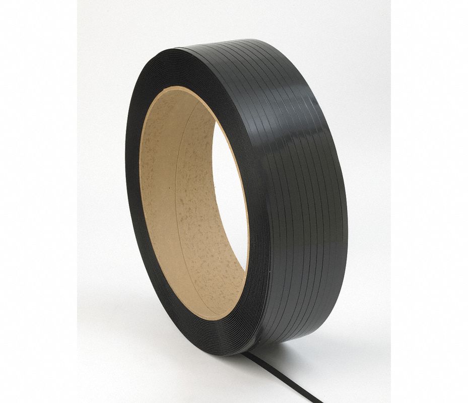 APPROVED VENDOR Fleje de Plástico Poliéster 1/2" Negro - Flejes de ...