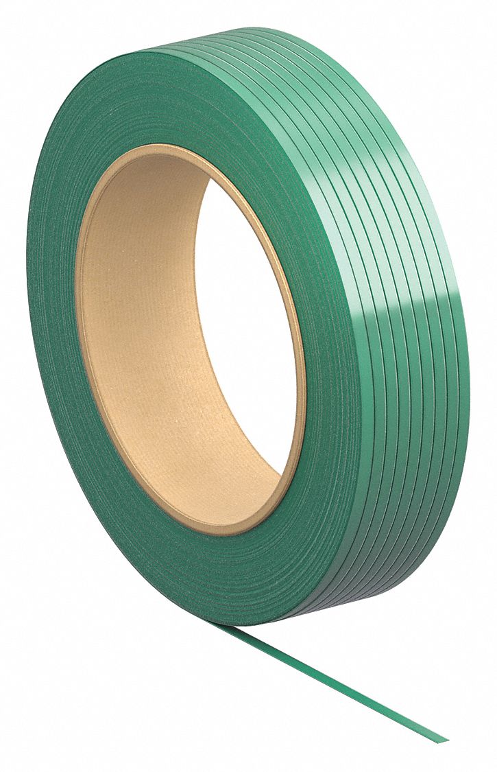 5 8 In Strapping Wd 0 035 In Thick Plastic Strapping 2CXL2 2CXL2