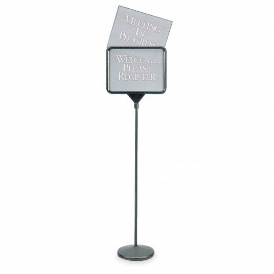 Pedestal Display Sign,52 In H - Grainger