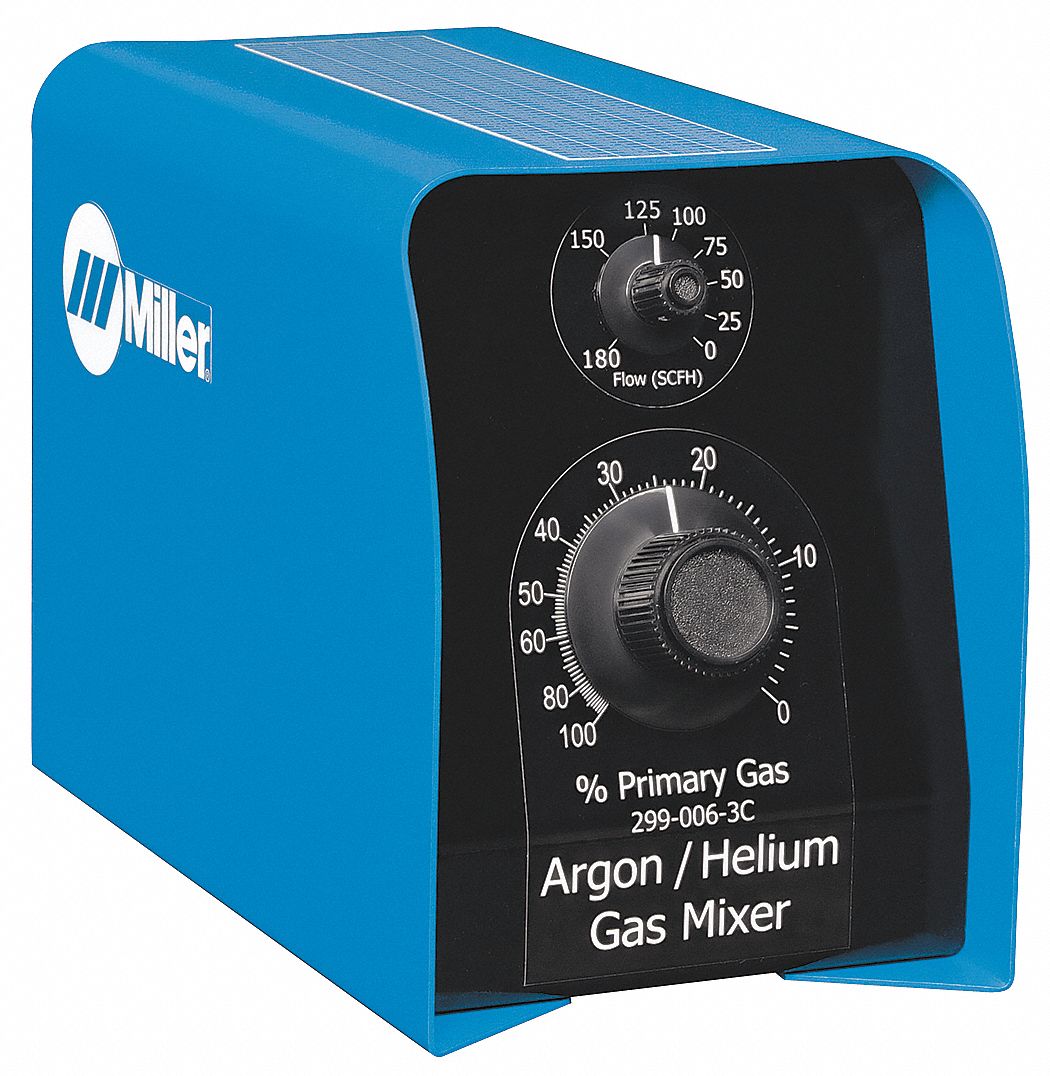Two Gas Mixer: Argon and Helium Gas, 10 to 180 SCFH/4.8 to 85.7 LPM ...