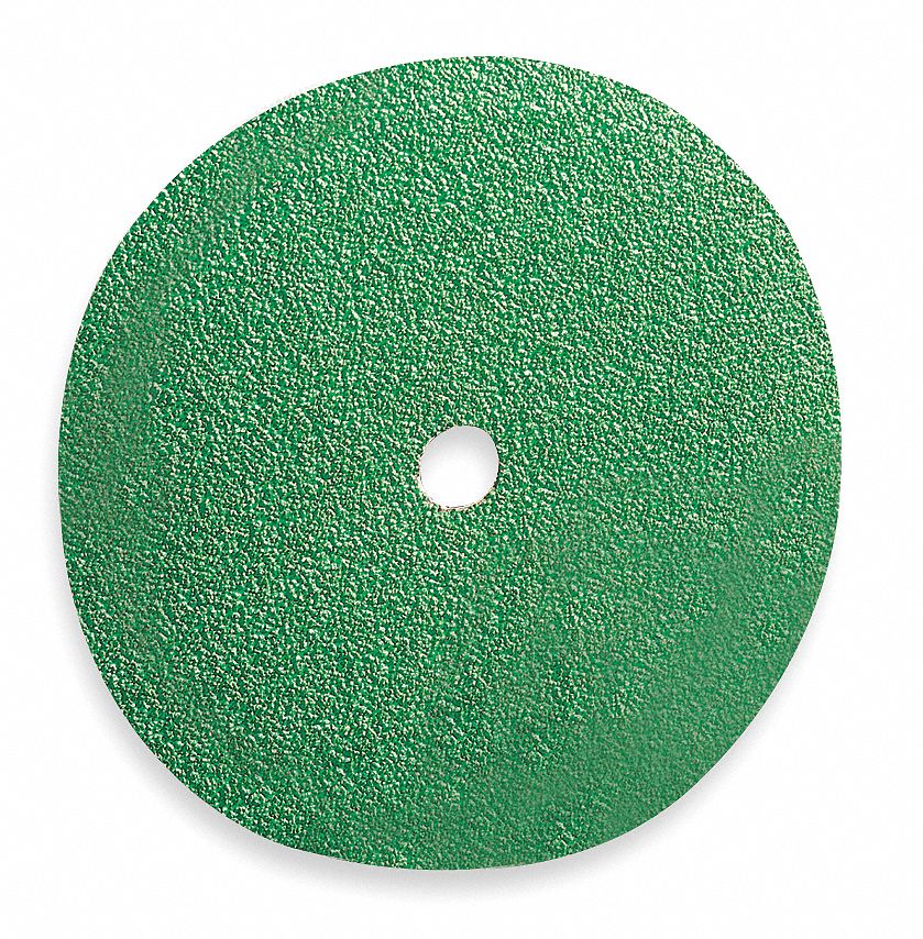 Ceramic, Fiber Disc, Coated, 7/8 in Mounting Hole Size - Grainger