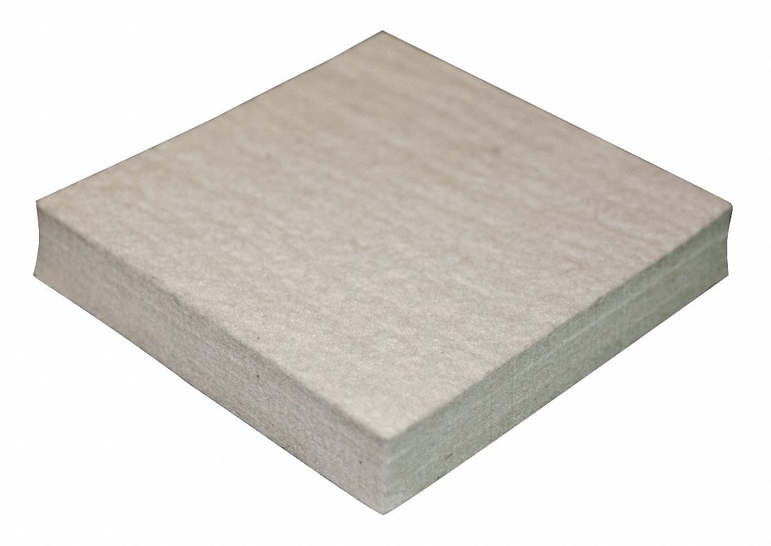 36 in W x 5 ft L, 1 in Thick, Wool Felt Sheet - 3EDT1|3EDT1 - Grainger