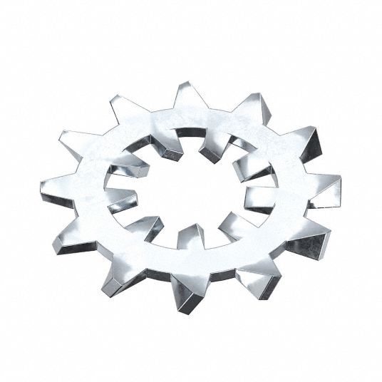 Case Hardened, Zinc Plated, Internal & External Tooth Lock Washer ...