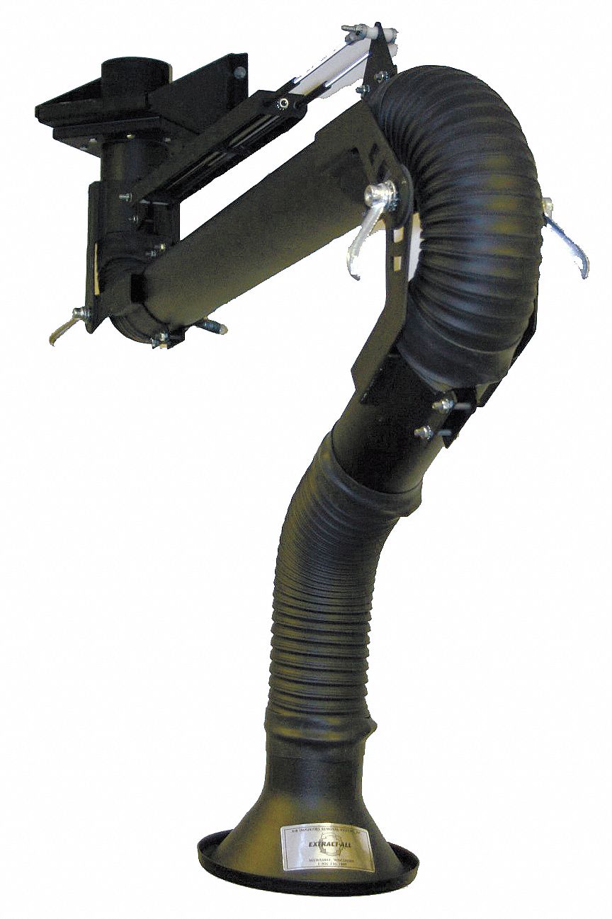 EXTRACT-ALL, 8 ft Extraction Arm Lg (Max), 4 in Dia, Extraction Arm ...