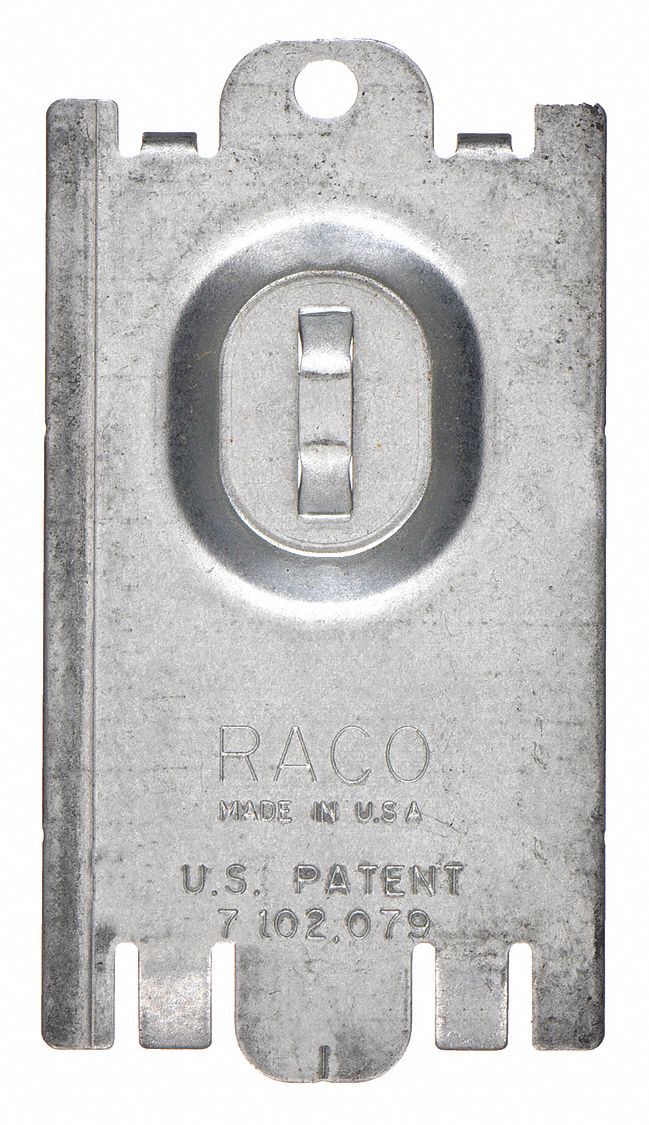 RACO, 1 Gangs, Blank, Electrical Box Cover - 2DCV1|701FG - Grainger