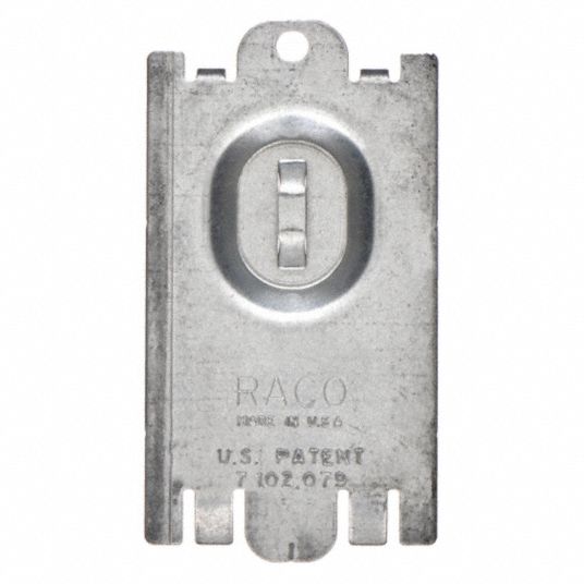 RACO, 1 Gangs, Blank, Electrical Box Cover - 2DCV1|701FG - Grainger