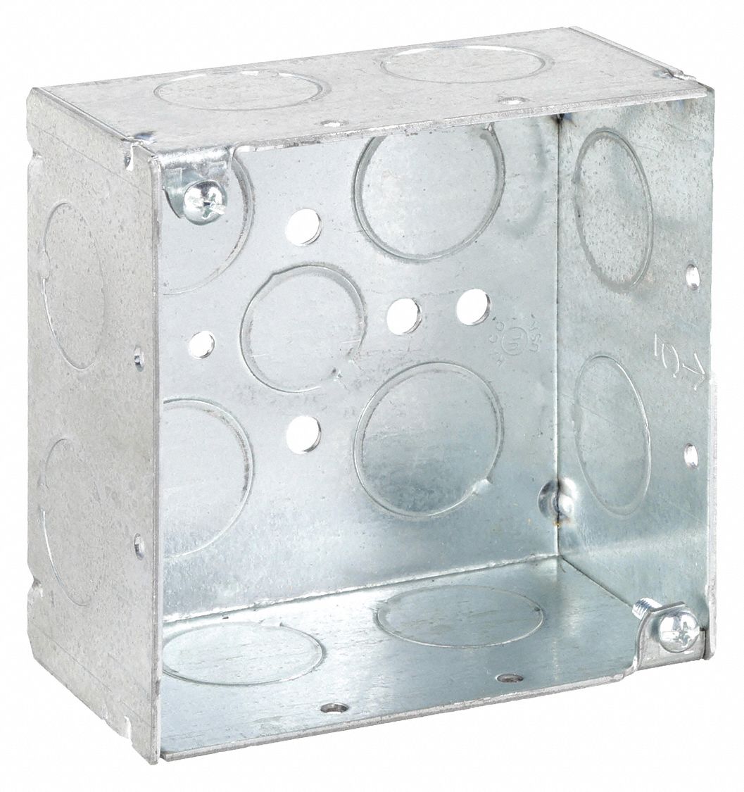 RACO, Steel, Steel - 4" x 4" Square Box Material & Nominal Size ...