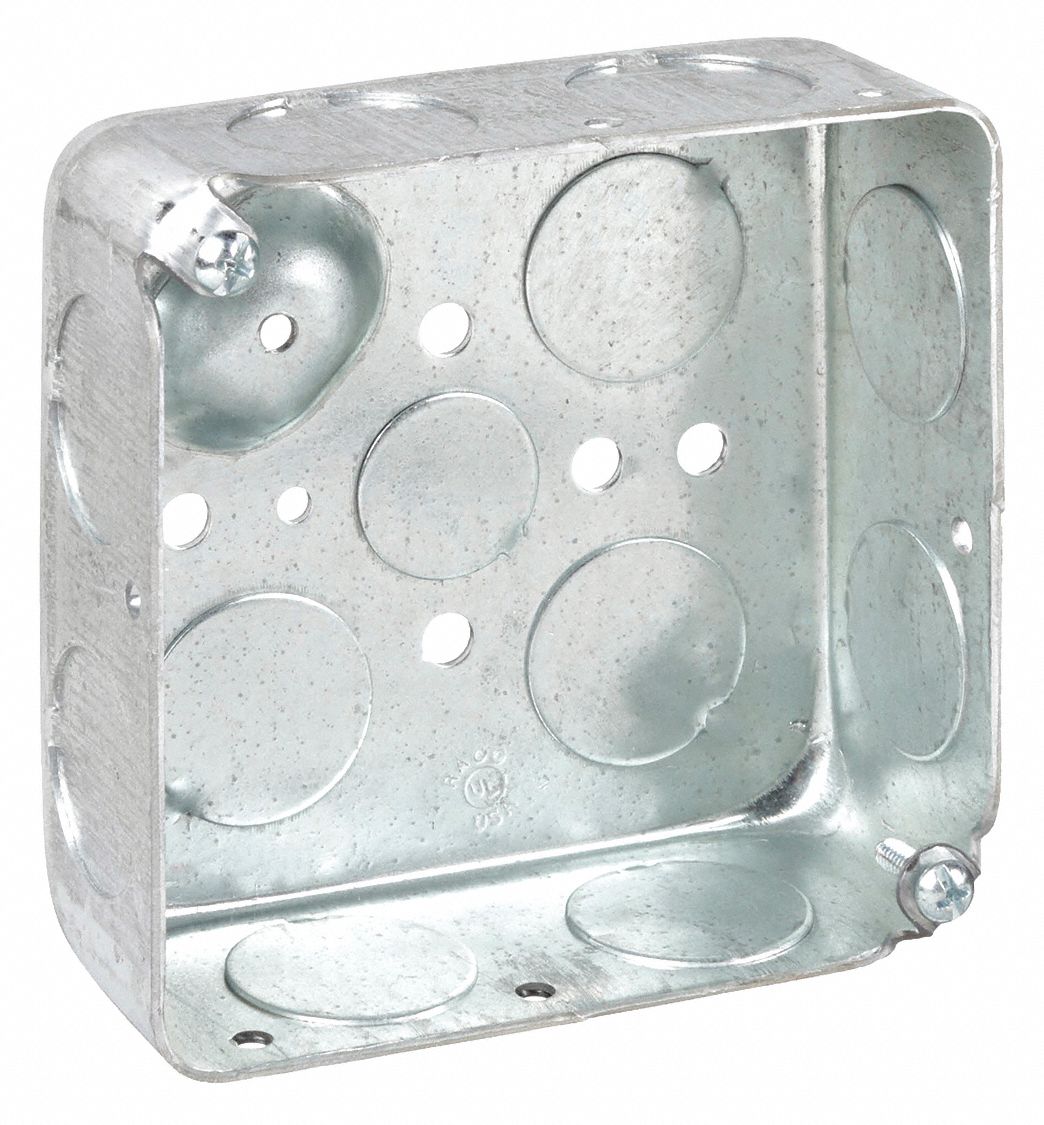 RACO, Steel, Steel - 4" x 4" Square Box Material & Nominal Size ...