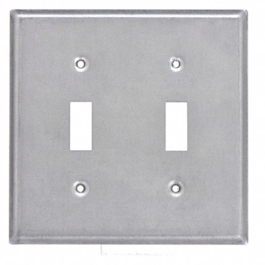 RACO, 2 Gangs, Open, Electrical Box Cover - 2DDD4|871 - Grainger