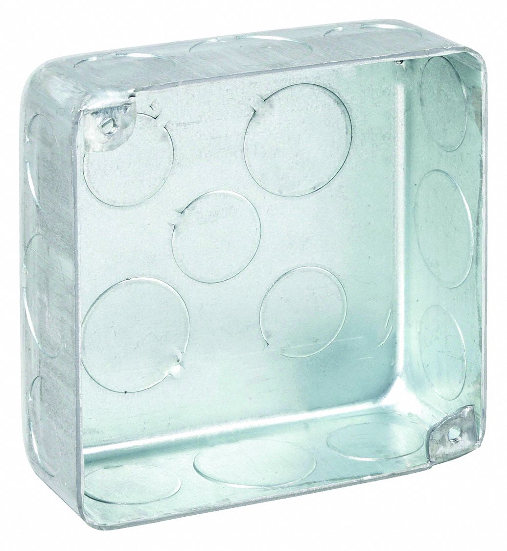 RACO, Steel, Steel - 4" x 4" Square Box Material & Nominal Size ...