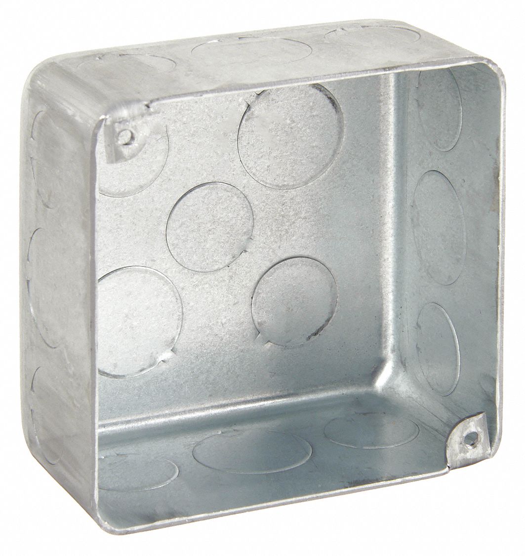 RACO, Steel, Steel - 4" x 4" Square Box Material & Nominal Size ...