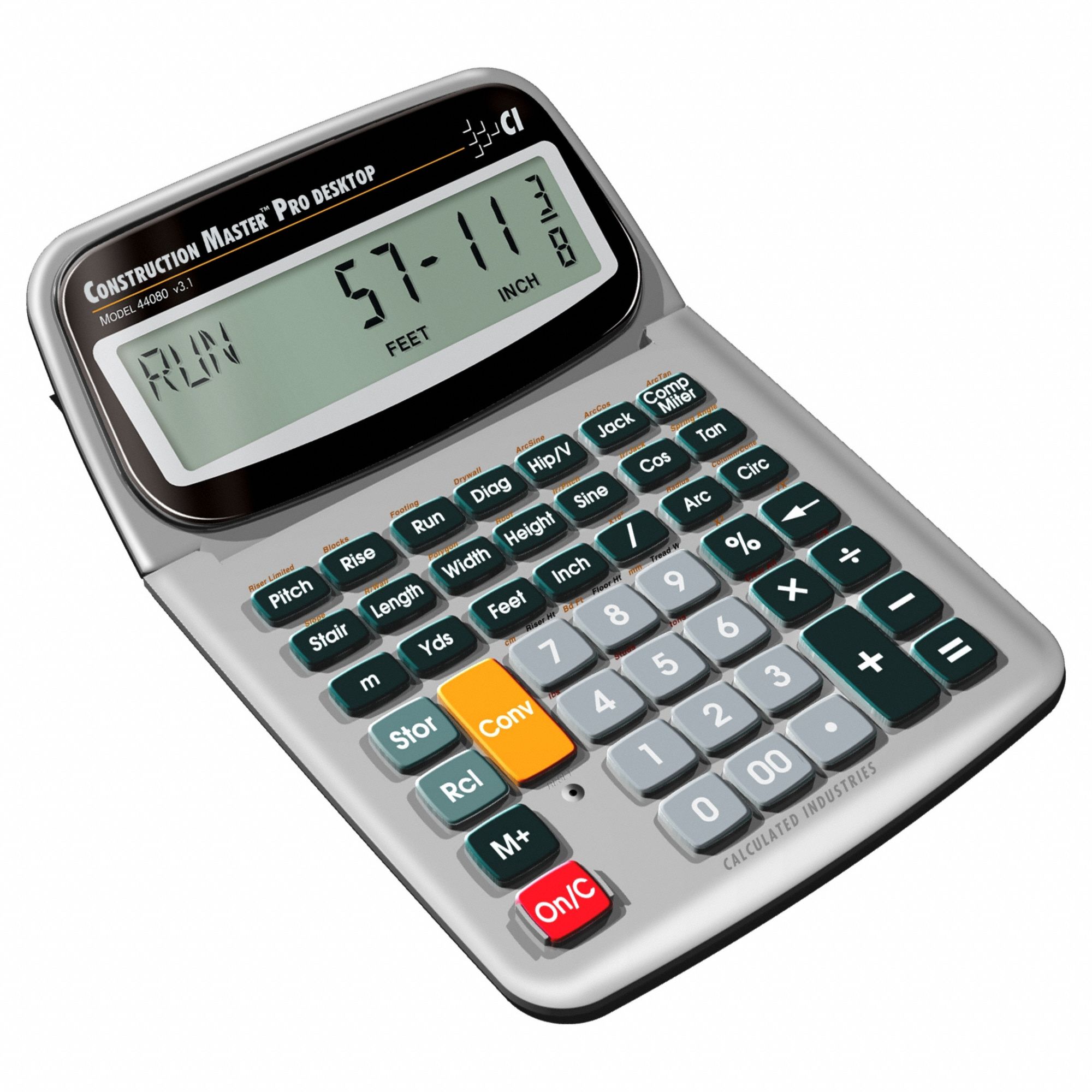 CALCULATED INDUSTRIES, LCD Display, CR-2032 3V Battery Powered ...