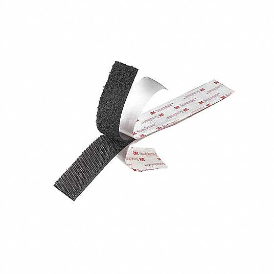 3M, Roll, Black, Hook-and-Loop Fastener - 2DEE6|SJ3533N - Grainger