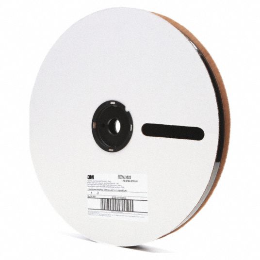 3M, Roll, Black, Hook-and-Loop Fastener - 2DEJ3|SJ3523 - Grainger