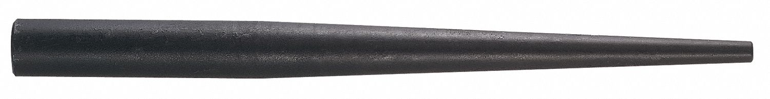 KLEIN TOOLS Bull Pin: 7/16 in Tip Size, Round, 12 in Overall Lg, 8 in ...