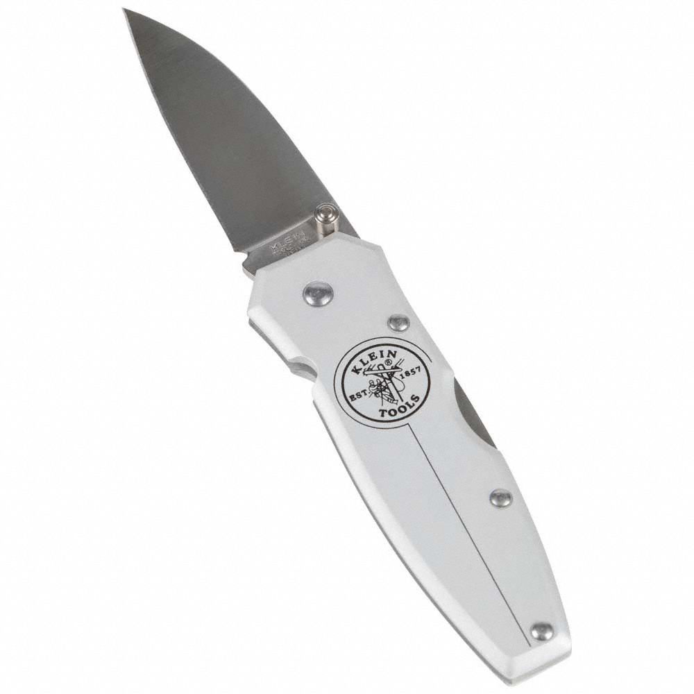 KLEIN TOOLS Pocket Knife: 2 1/2 in Blade Lg, 3 1/2 in Closed Lg, 6 1/4 ...