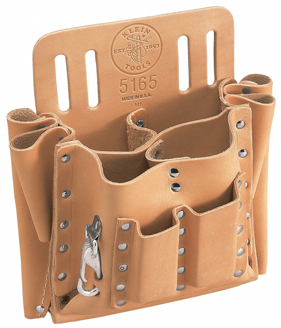 Brown, Tool Pouch, Leather - Grainger