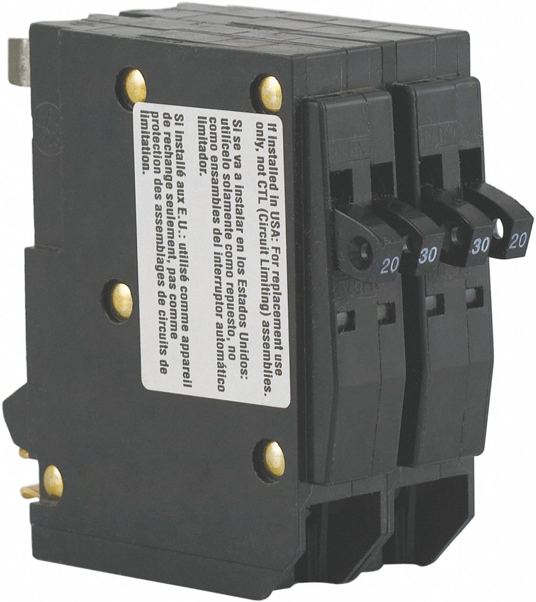 SQUARE D Circuit Breaker,30A,2P,10kA,120VAC - 2DG49|QO20303020 - Grainger