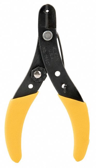 KLEIN TOOLS Adjustable Wire Stripper: Manual, 24 AWG to 12 AWG, 5 1/8 ...