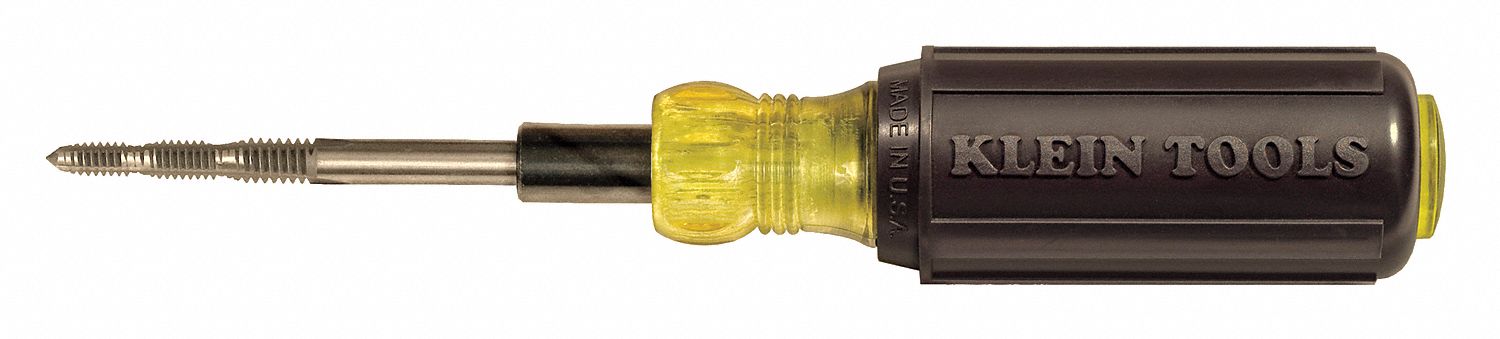 KLEIN TOOLS Tapping Tool: 7 3/4 in Overall Lg, Cushion Grip Screwdriver ...