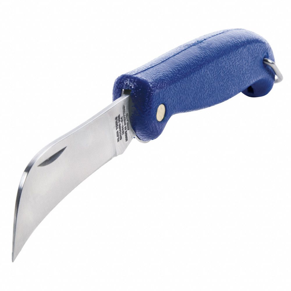 KLEIN TOOLS Pocket Knife: 6 3/4 in Overall Lg, 2 3/4 in Blade Lg ...