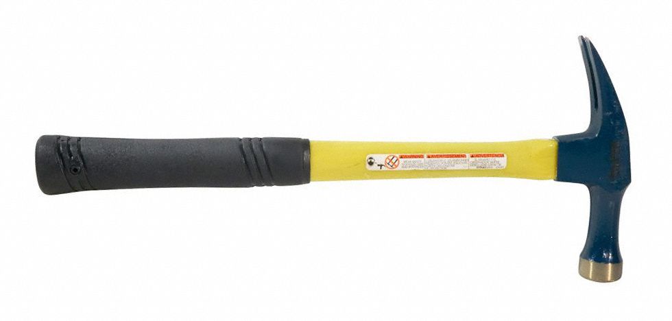 Steel, Textured Grip, Straight Claw Hammer - 2DGX4|808-16 - Grainger