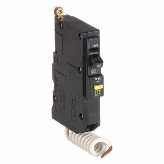 SQUARE D, 30 A, 120V AC, Miniature Circuit Breaker - 2DH03|QOB130GFI ...
