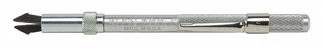 KLEIN TOOLS, 1/2 in Tip Size, 5 in Overall Lg, Screw Starter ...