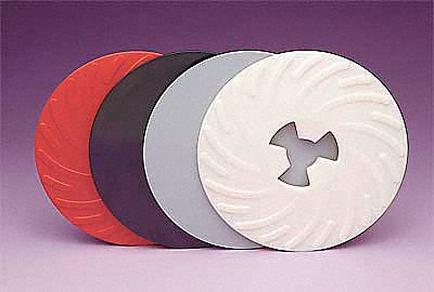 3M Disc Face Plate: 5 in Dia, Disc Face Plate, Medium, Retainer Nut, 7/ ...