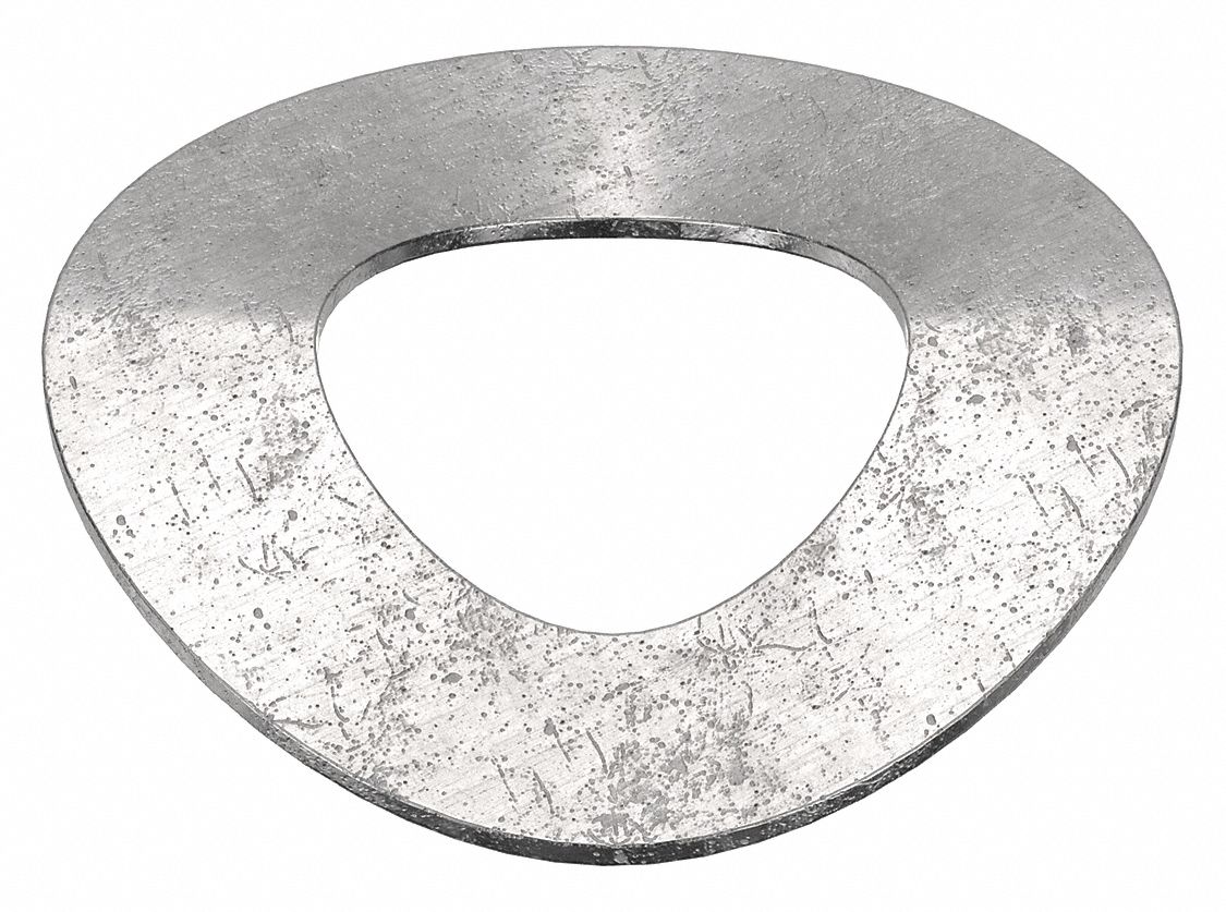 For Screw Size #6, Stainless Steel, Wave Washer - 2DLN5|WAV112SS - Grainger