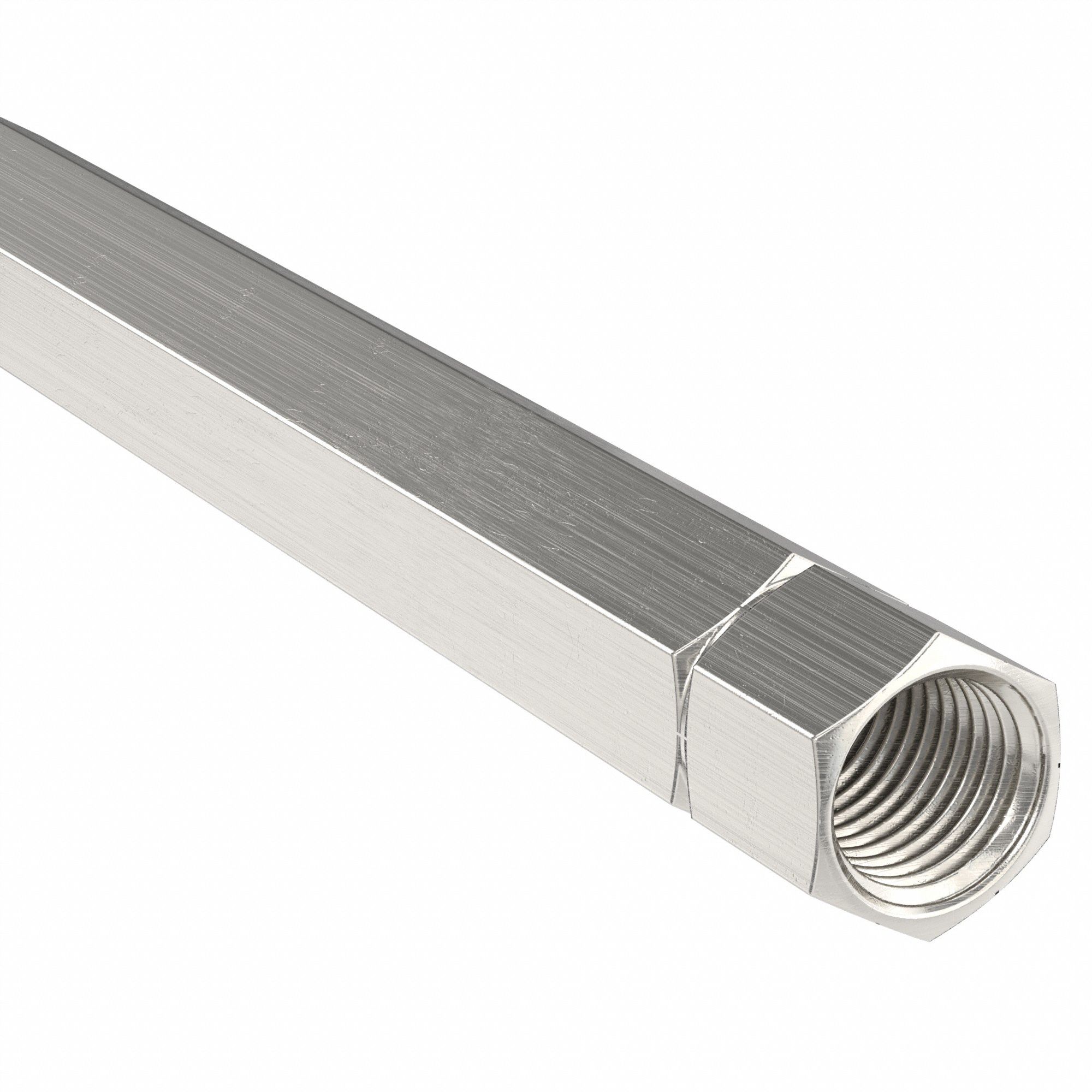 Aluminum, 6061, Internally Threaded Rod - 2DLR9|LINKT136 - Grainger
