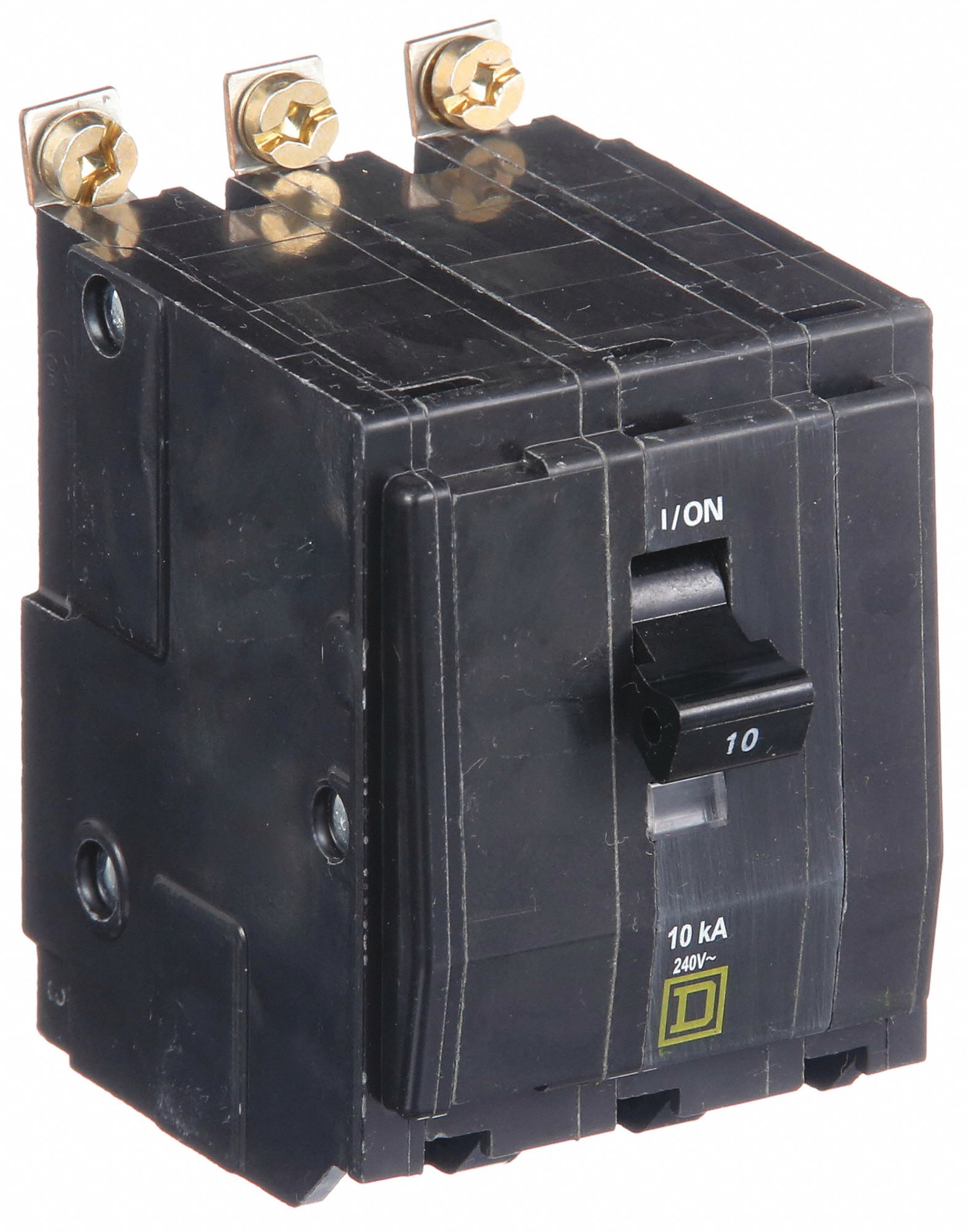 SQUARE D, 10 A, 120/240V AC, Miniature Circuit Breaker - 2DM79|QOB310 ...