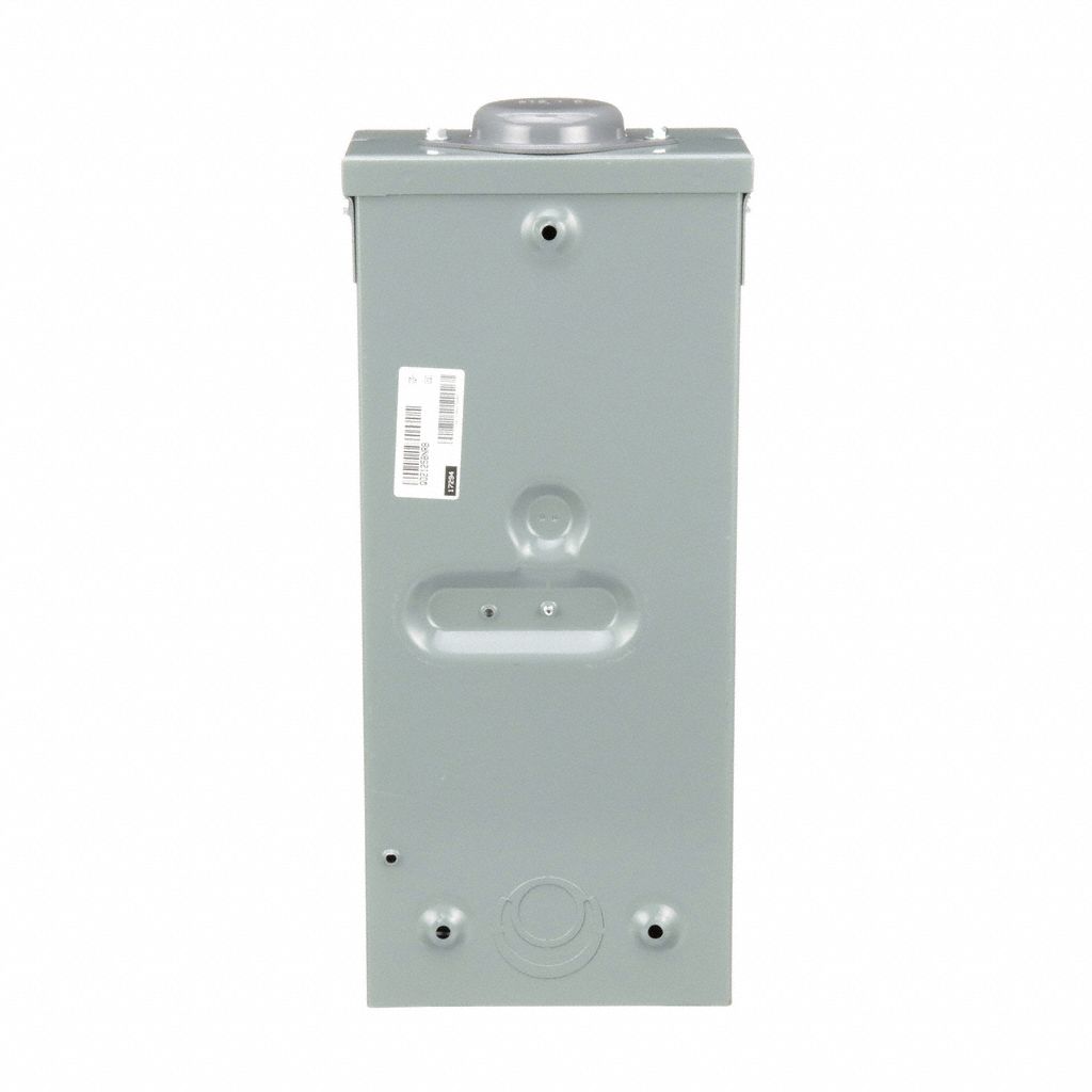 SQUARE D Circuit Breaker Enclosure: 2 Spaces, 125 A Amps, Surface ...