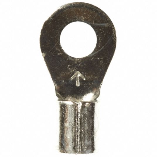 3M, Bare, #8 Stud Size, Ring Terminal - 2DRE3|M10-8RK - Grainger