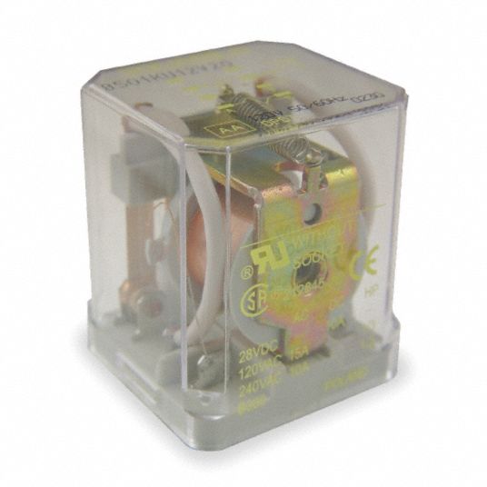General Purpose Relay, 12V DC Coil Volts, 10A @ 240V AC Contact Rating - Relay - Grainger