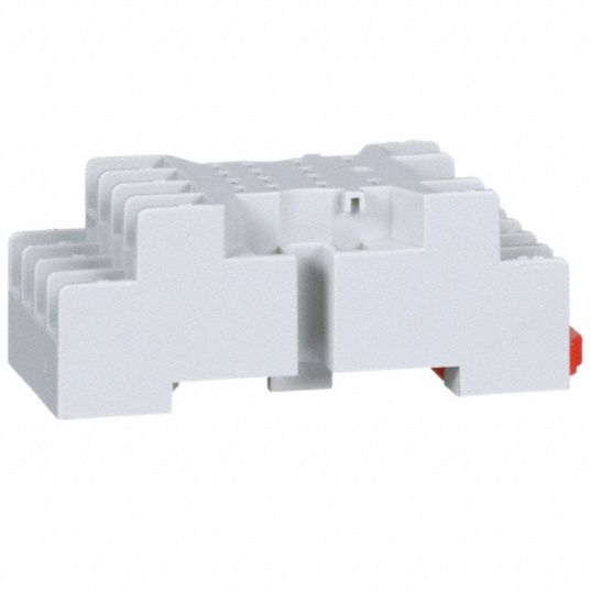 SCHNEIDER, 10 A Rating, DIN-Rail & Surface Socket Mounting, Relay ...